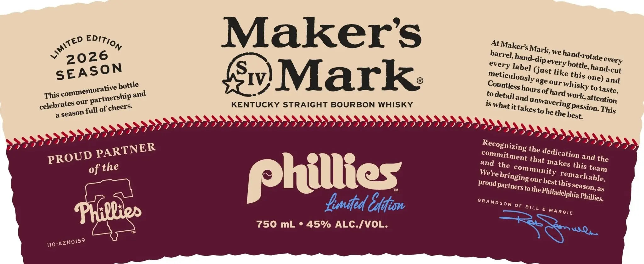 Maker S Mark Phillies Bottle