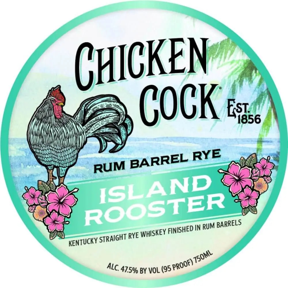 Chicken Cock Rooster Rum Barrel Straight Rye Whiskey – Main Street Liquor