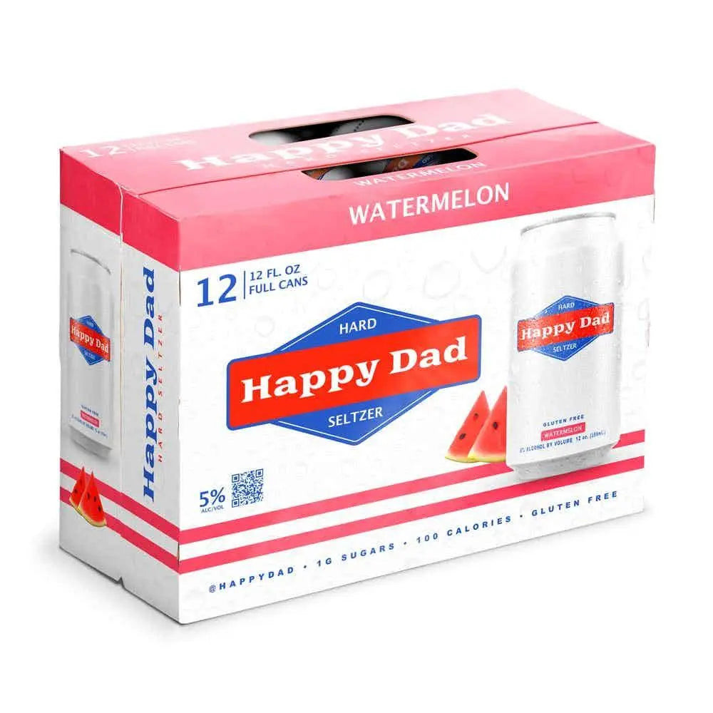 Buy Happy Dad Hard Seltzer Watermelon 12pk® Online | Main Street Liquor